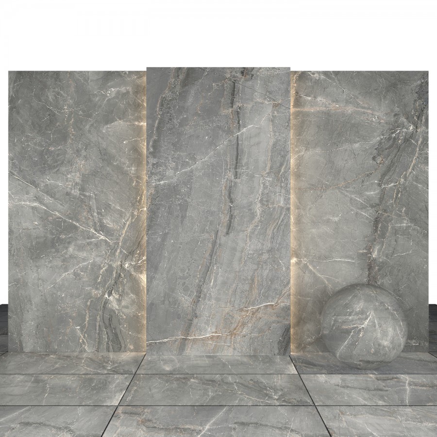 Precious Light Gray Marble - 3D Model for VRay