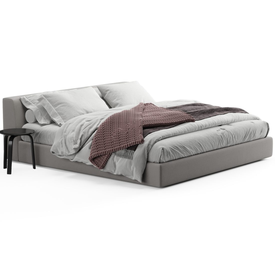 Meridiani Louis Bed - 3D Model for Corona