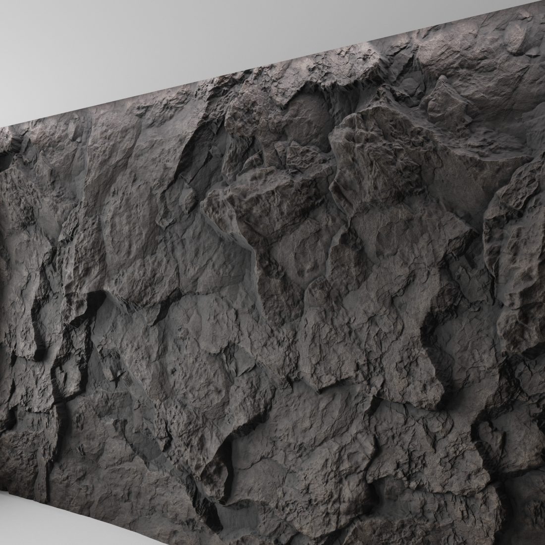 Rock Cliff Wall №16 - 3D Model for Corona