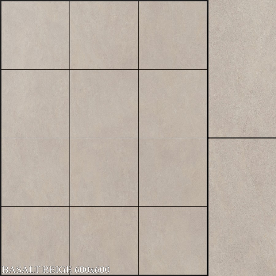 Yurtbay Seramik Basalt Beige 600x600 - 3D Model for VRay