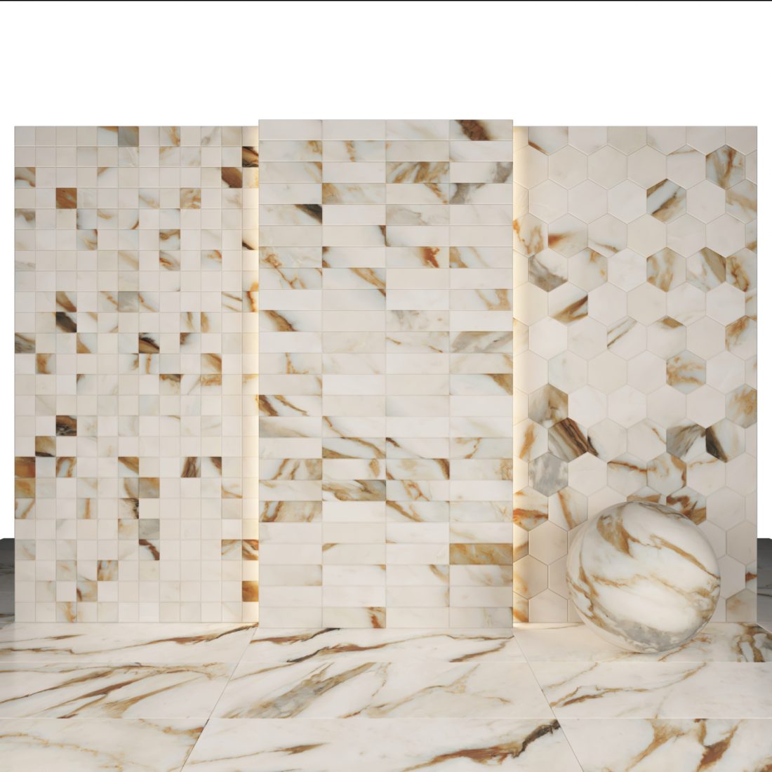 Signoria Calacatta Marble Texture / PBR Material | CGMood