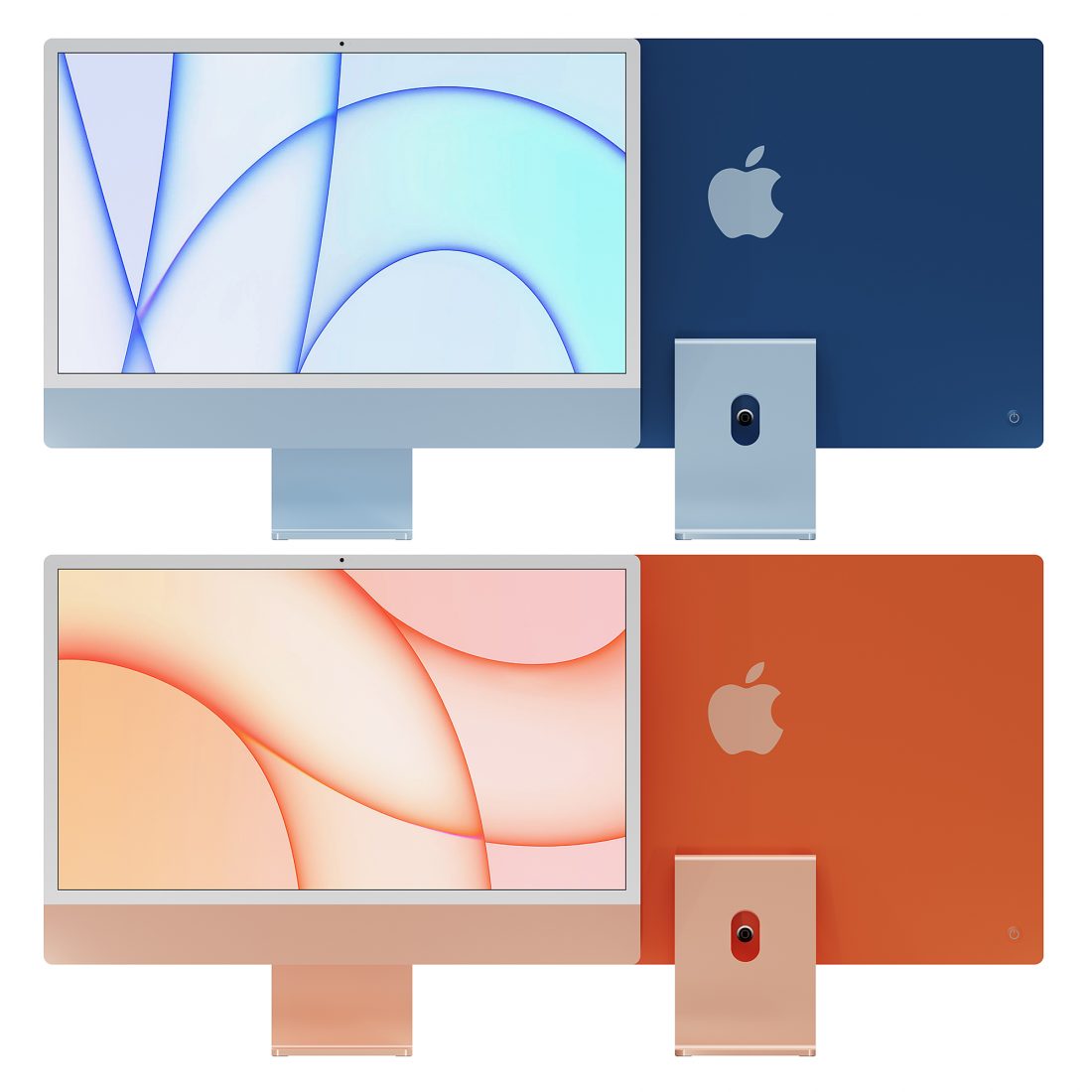 Apple Imac 24 ″ 2021 - 3D Model for VRay, Corona