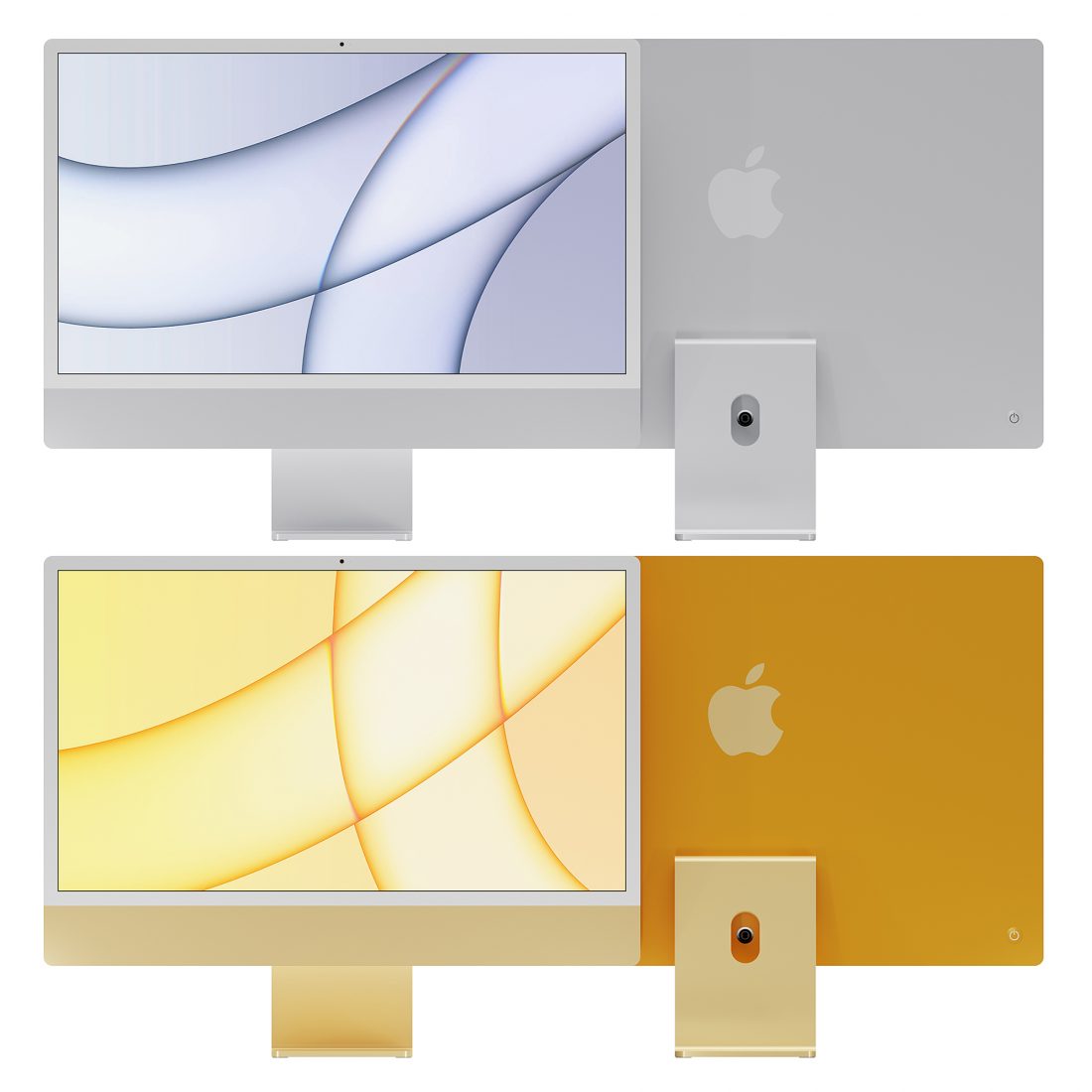 Apple Imac 24 ″ 2021 - 3D Model for VRay, Corona