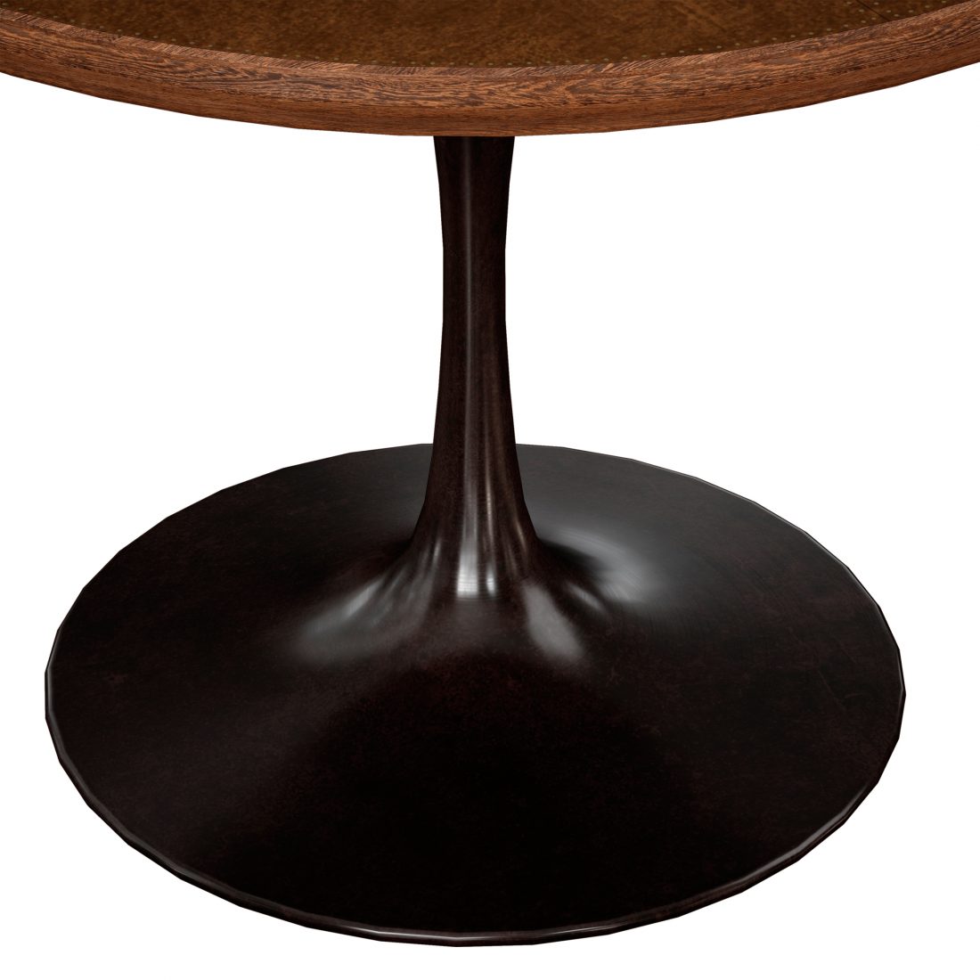 Penn Patchwork Bronze Pedestal Base Dining Table 3D Model for FStorm ...