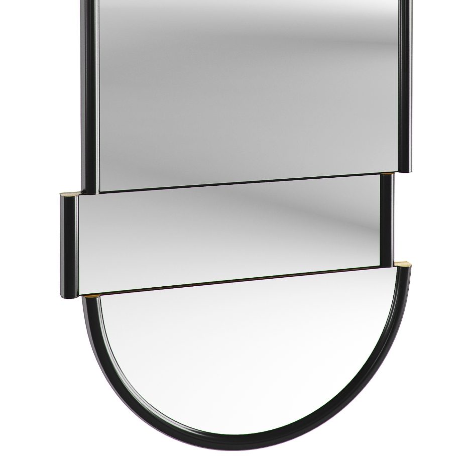 Split Mirror Long - 3D Model for VRay