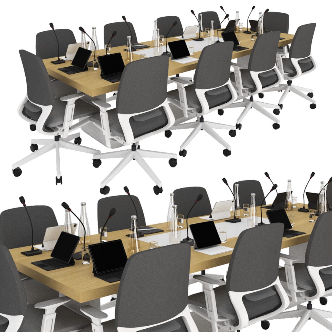 Conference Table 3D Model for Corona | CGMood