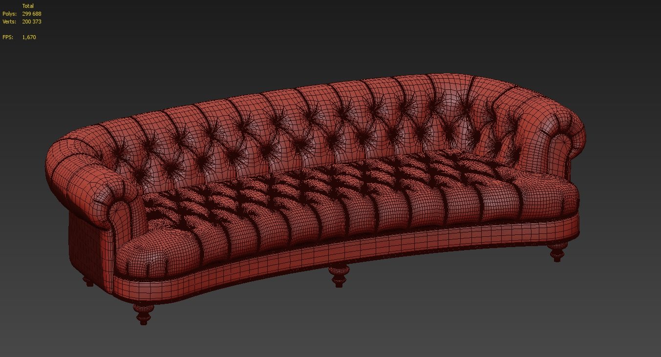Apart Mebel Sofa - 3D Model for VRay