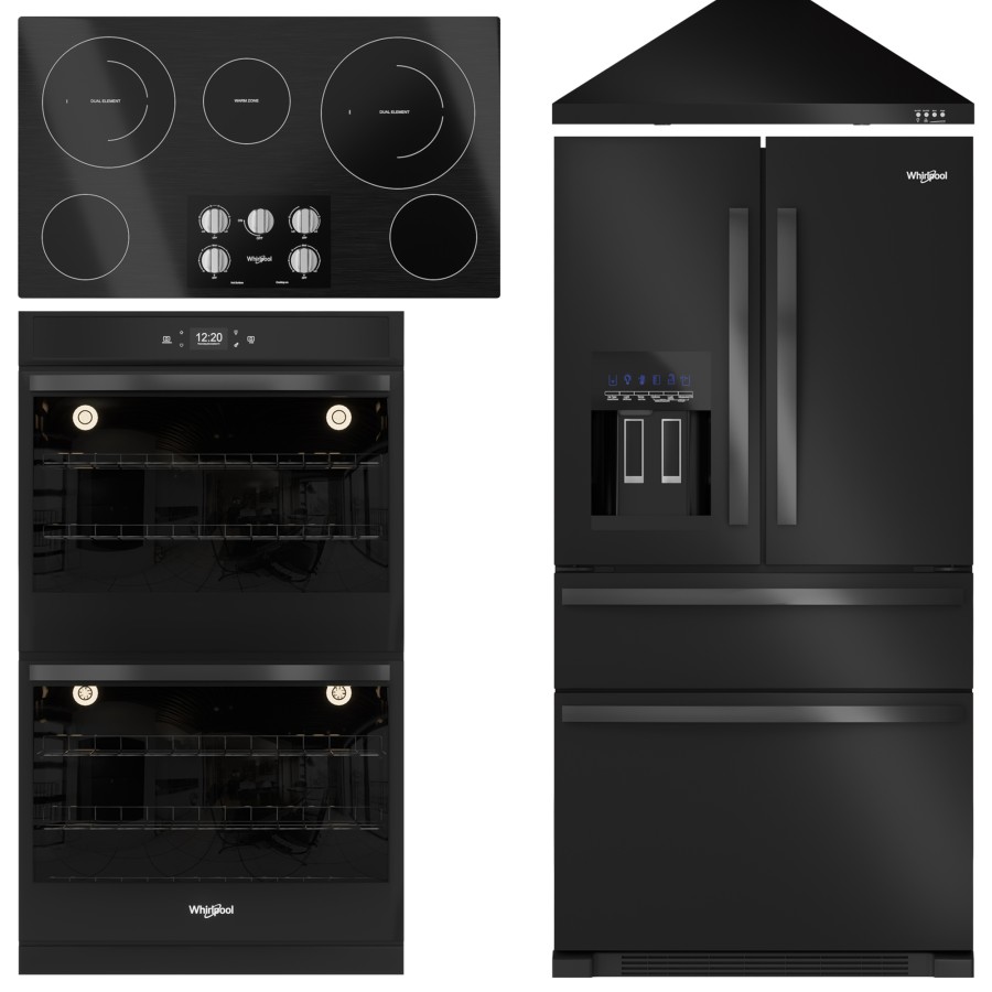 Whirlpool Kitchen Appliances - 3D Model for VRay, Corona