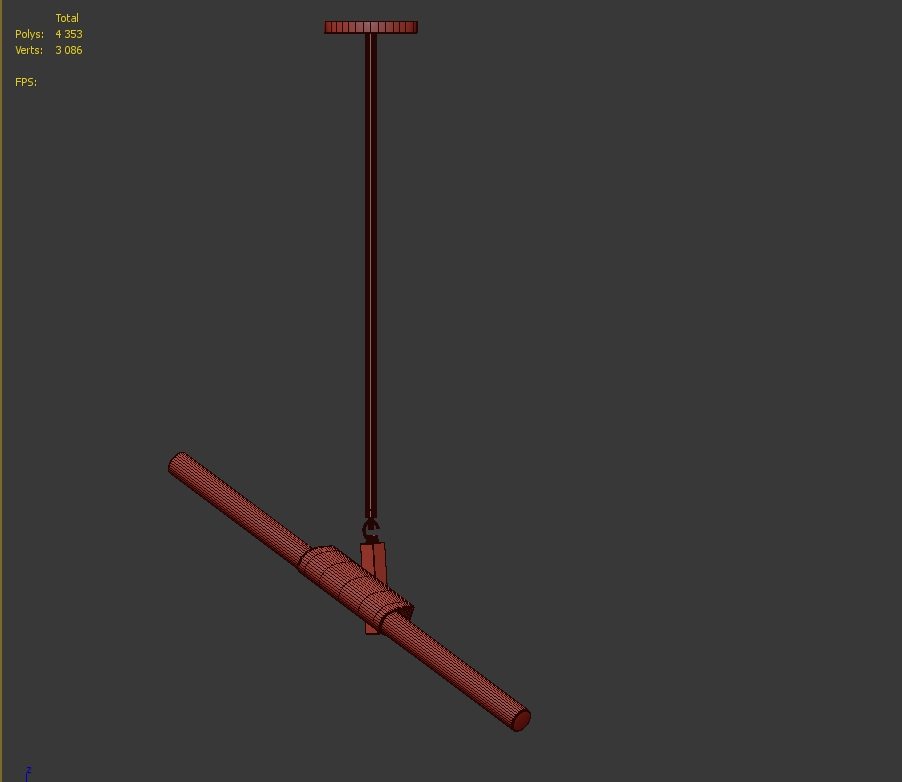 Agnes Hanging Lamp - 3D Model for VRay