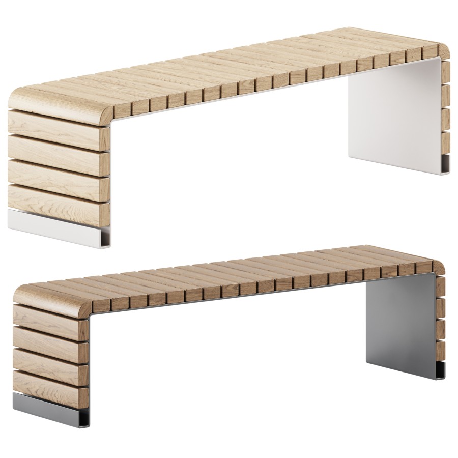 Move Bench By Vestre - 3D Model for Corona