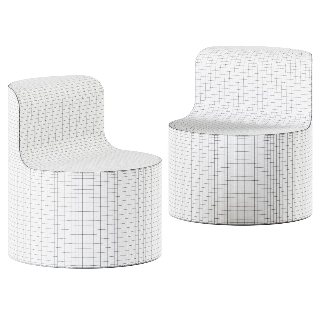 Dial Chair By Cridea 3D Model for Corona | CGMood