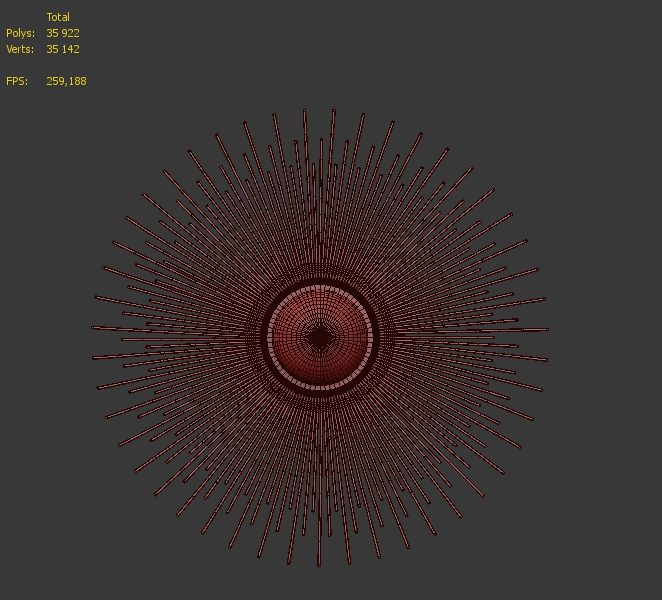 Sun Wall Decor 3D Model for VRay | CGMood