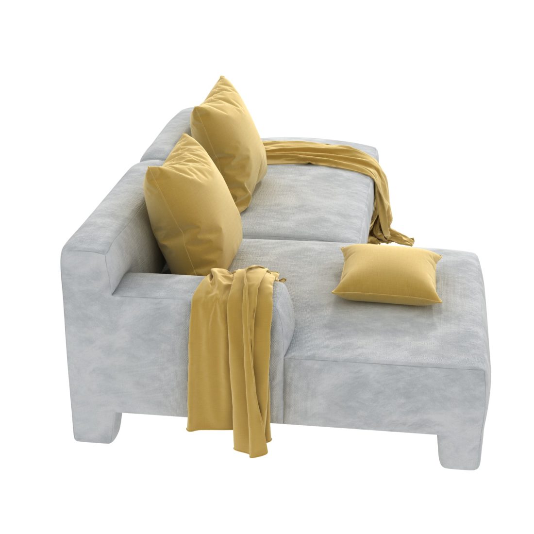 Natadora Morocco Chaise Sofa - 3D Model for VRay