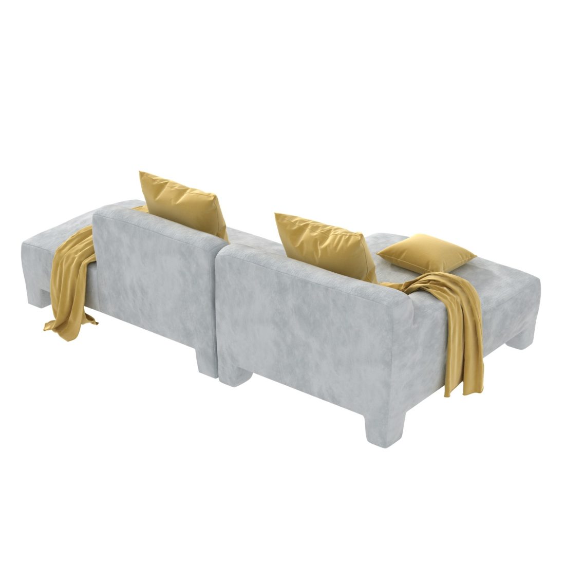 Natadora Morocco Chaise Sofa - 3D Model for VRay