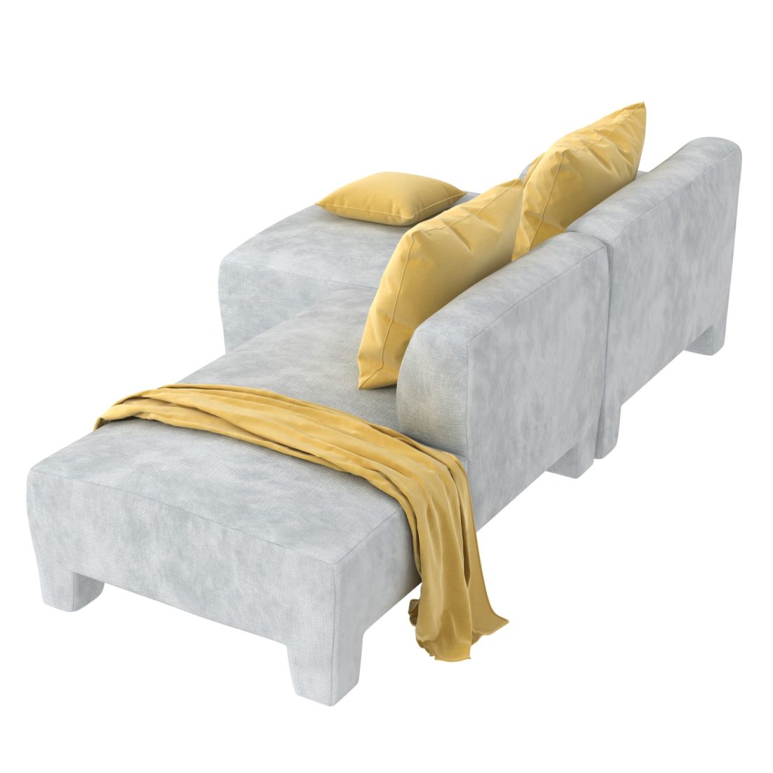 Natadora Morocco Chaise Sofa - 3D Model for VRay