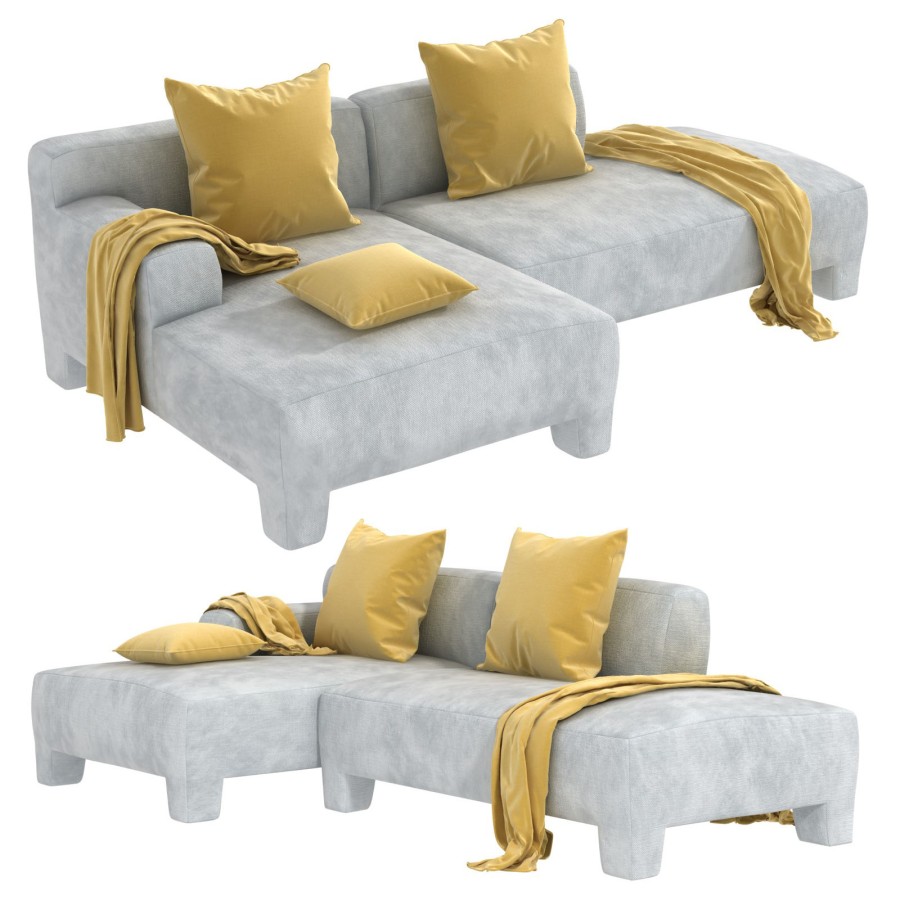 Natadora Morocco Chaise Sofa - 3D Model for VRay