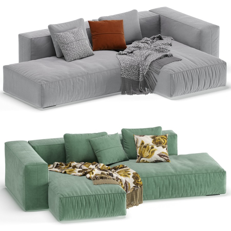 Modular Sofa One By Obon 3D Model for Corona | CGMood