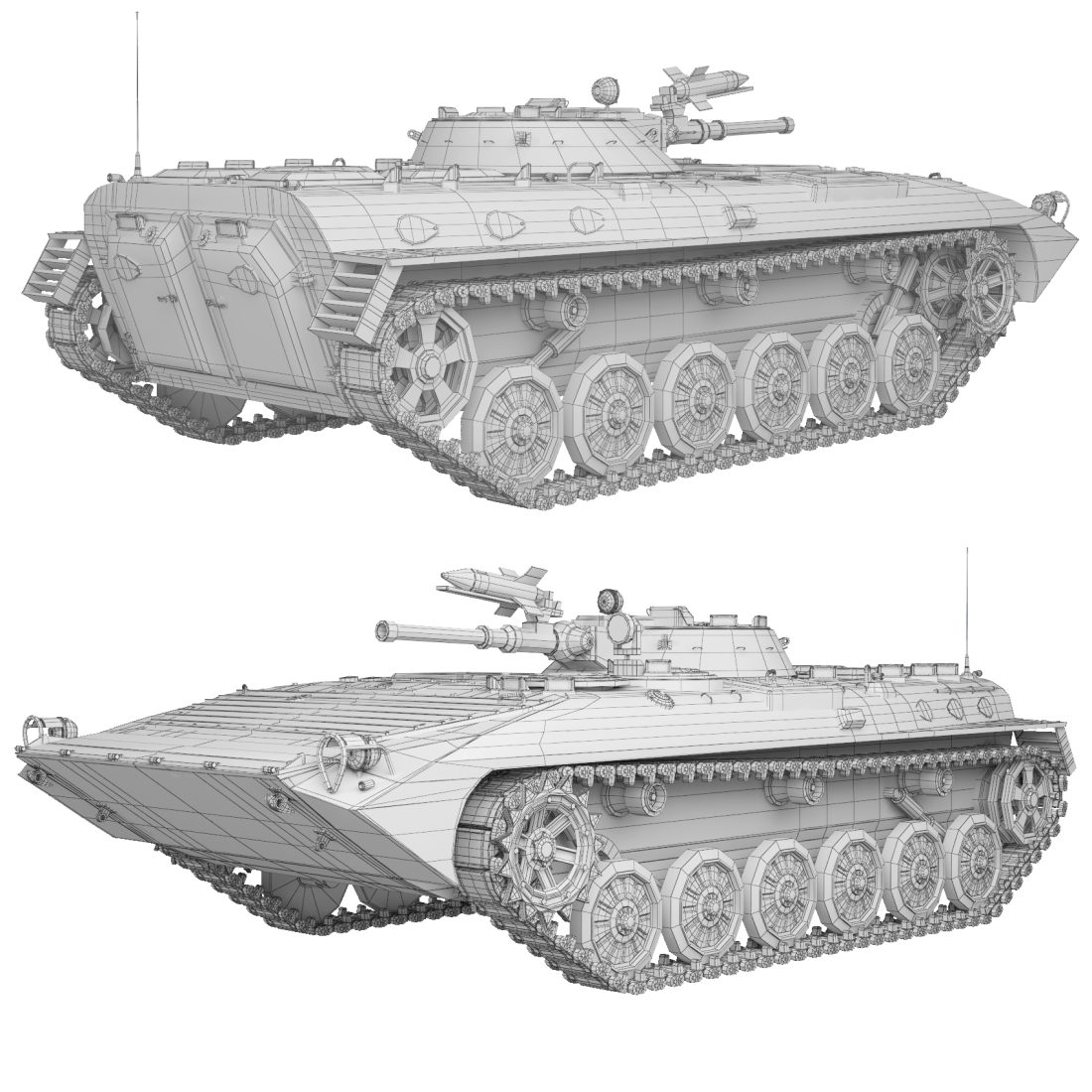 Bmp 1 1967 3D Model for VRay | CGMood
