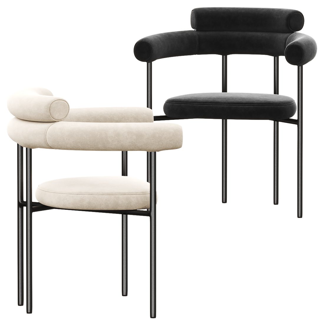Portia Dining Chair 3D Model for VRay | CGMood