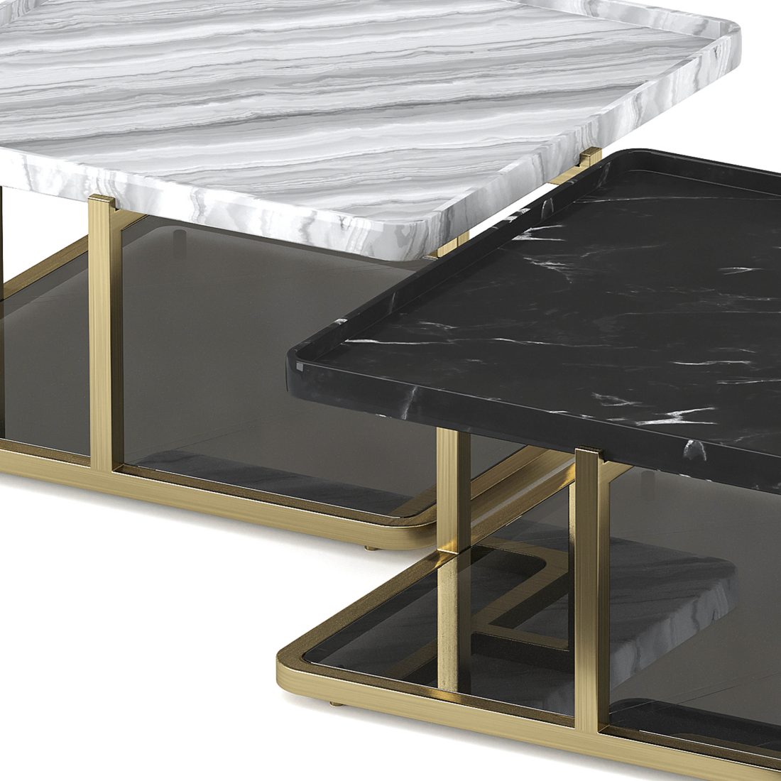 Grant Coffee Table - 3D Model for Corona