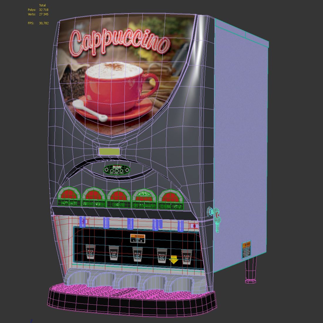 Bunn Imix 5 Hot Drink System - 3D Model for VRay