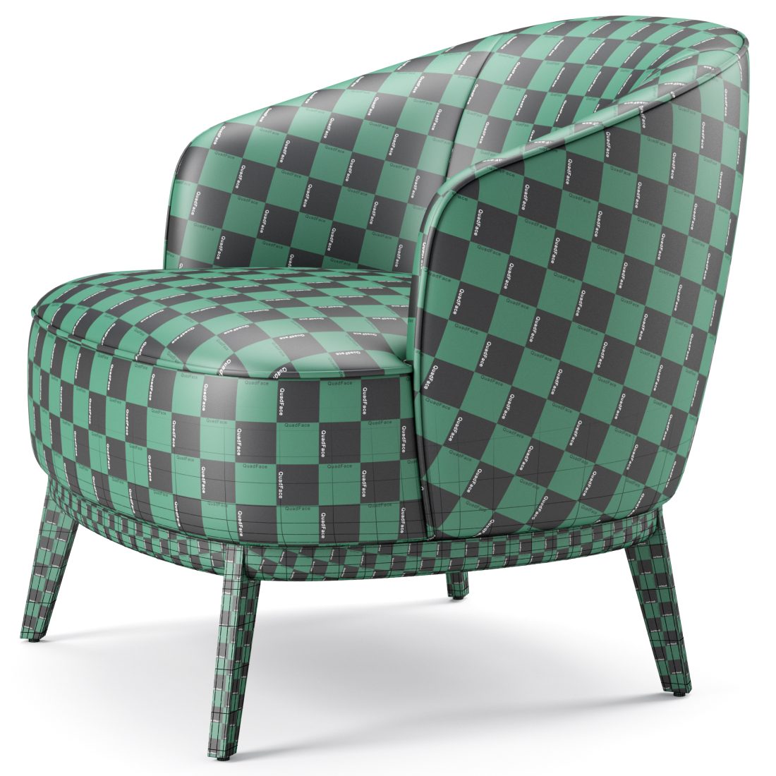 Megan Maple Chair - 3D Model for VRay