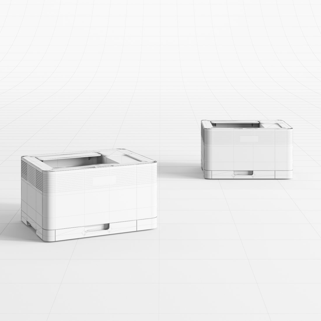 Printer Samsung Sl-c430w - 3D Model for VRay