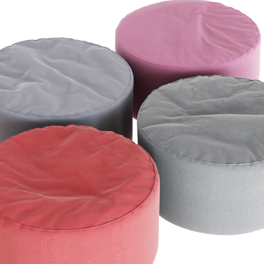 Bag Pouf Comfort Line 3D Model for VRay | CGMood