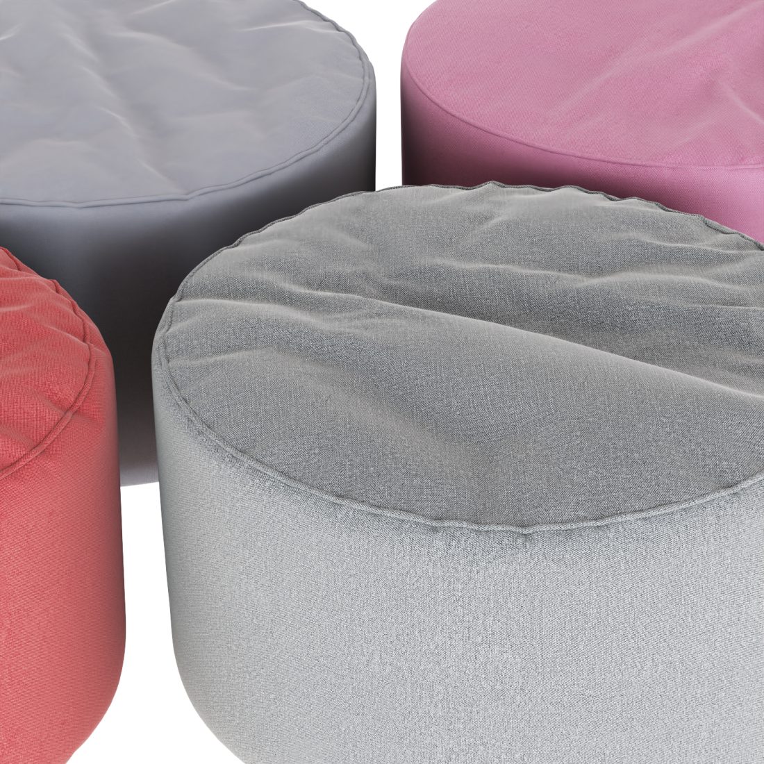 Bag Pouf Comfort Line 3D Model for VRay | CGMood