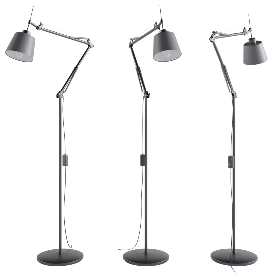 Floor Lamp Berlin Boconcept - 3D Model for VRay, Corona