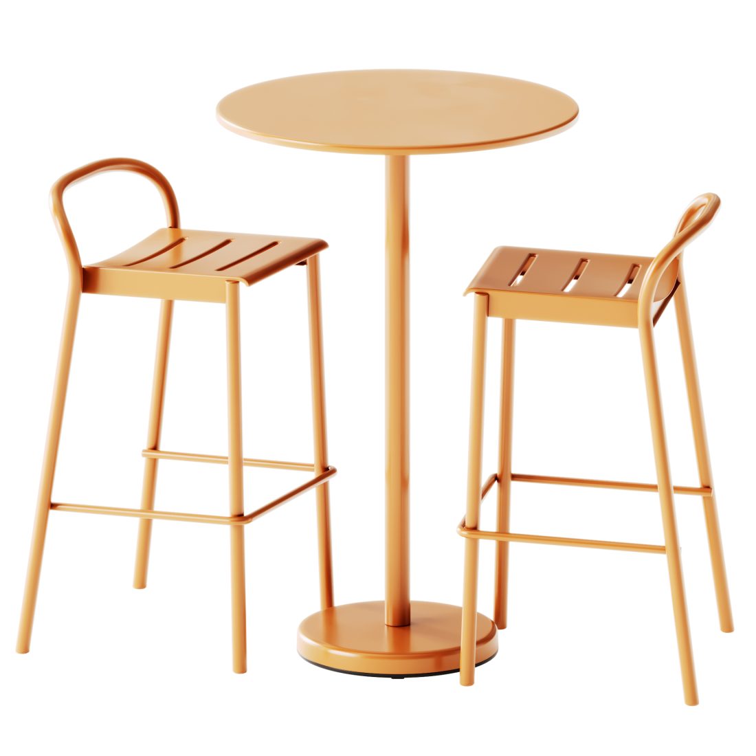 Muuto Linear Steel Cafe Table Square Round - 3D Model for Corona