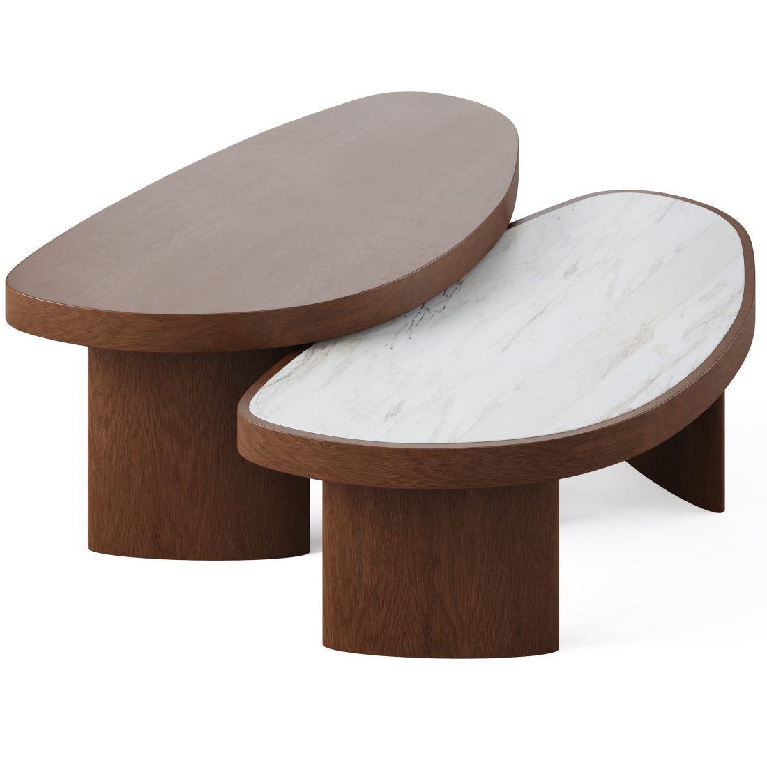 Coffee Table Silas By Hamilton Conte - 3D Model for VRay, Corona