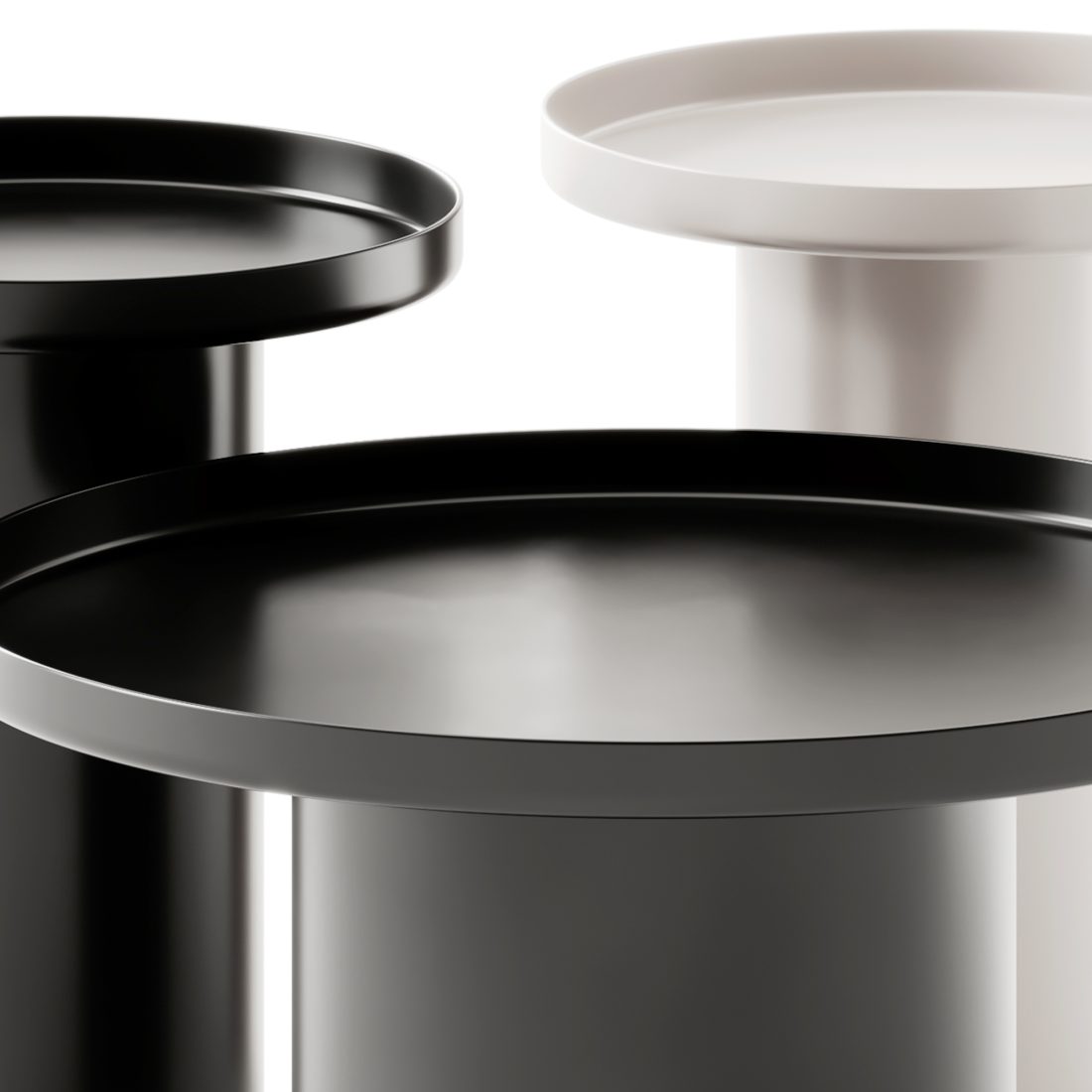 Shiny Bomb Coffee Tables - 3D Model for Corona