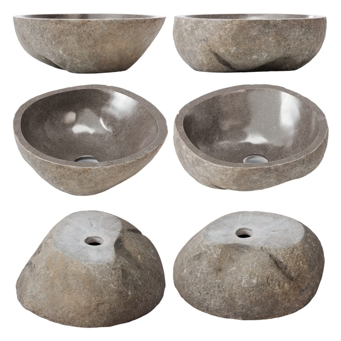 River Stone Washbasin 3D Model for VRay, Corona | CGMood