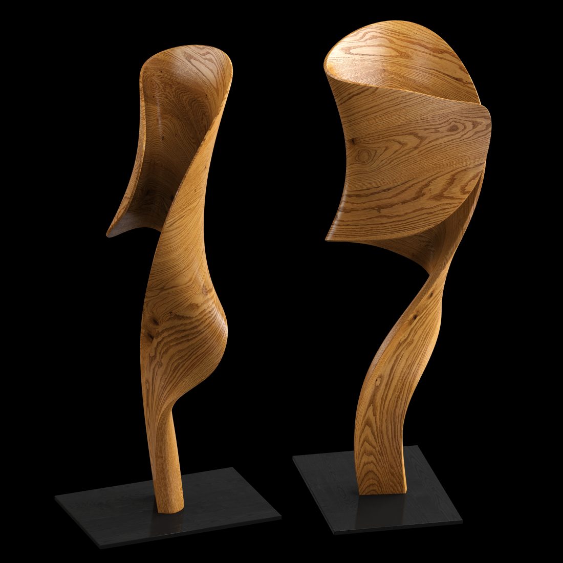 Arteriors Hissa Sculpture - 3D Model for VRay, Corona