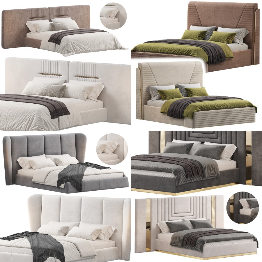 Mida Bed - 3D Model for Corona