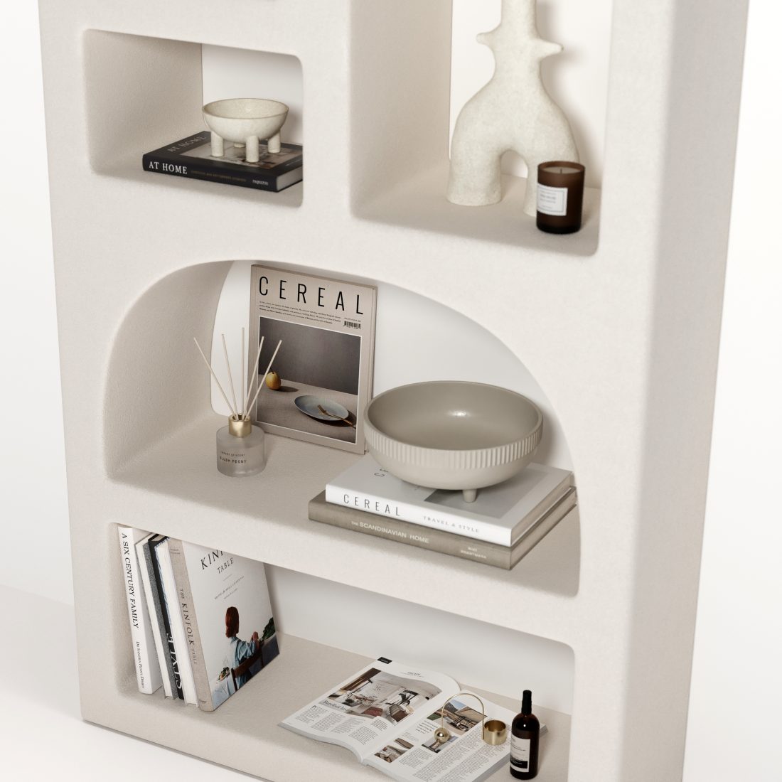 Decorative Set 32 - 3D Model for VRay, Corona