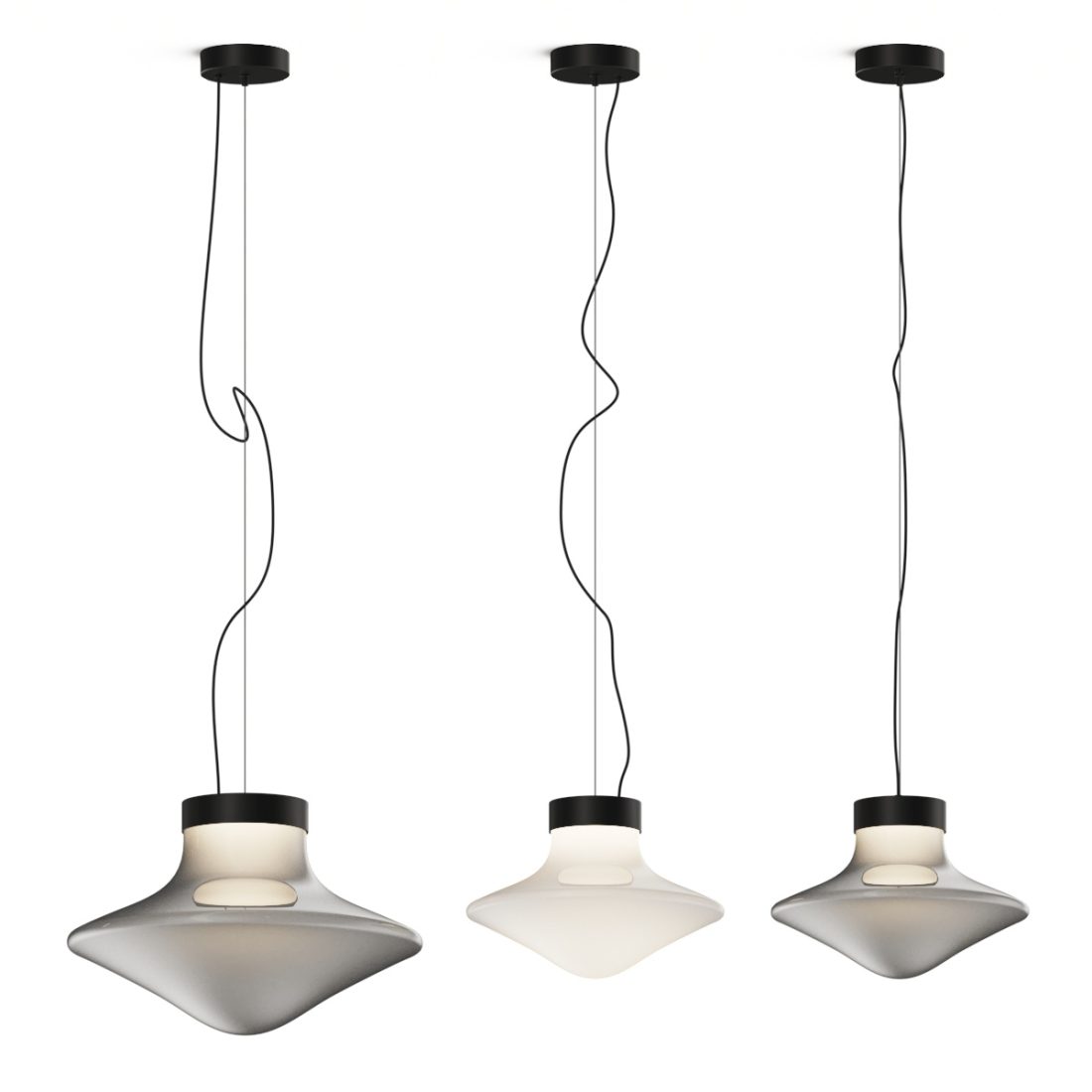 Brokis Trottola Pendant Lamps - 3D Model for VRay, Corona