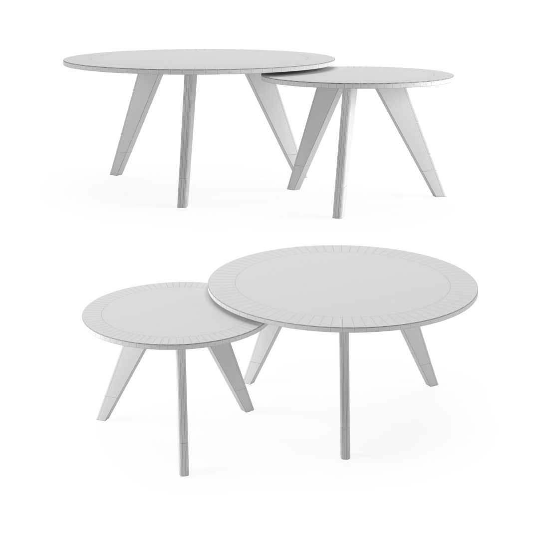 Bolia Coffee Table New Mood - 3D Model for VRay, Corona