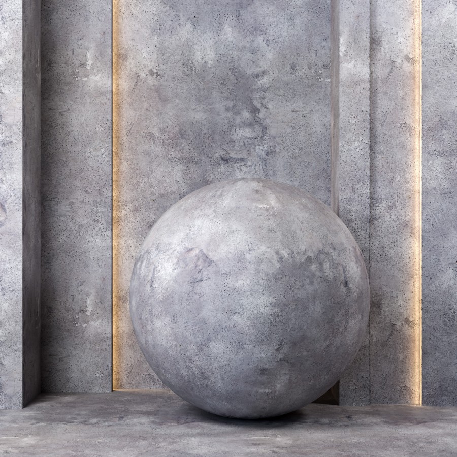 4k Concrete Wall & Floor - Seamless - Tileable-pbr - 3D Model for ...