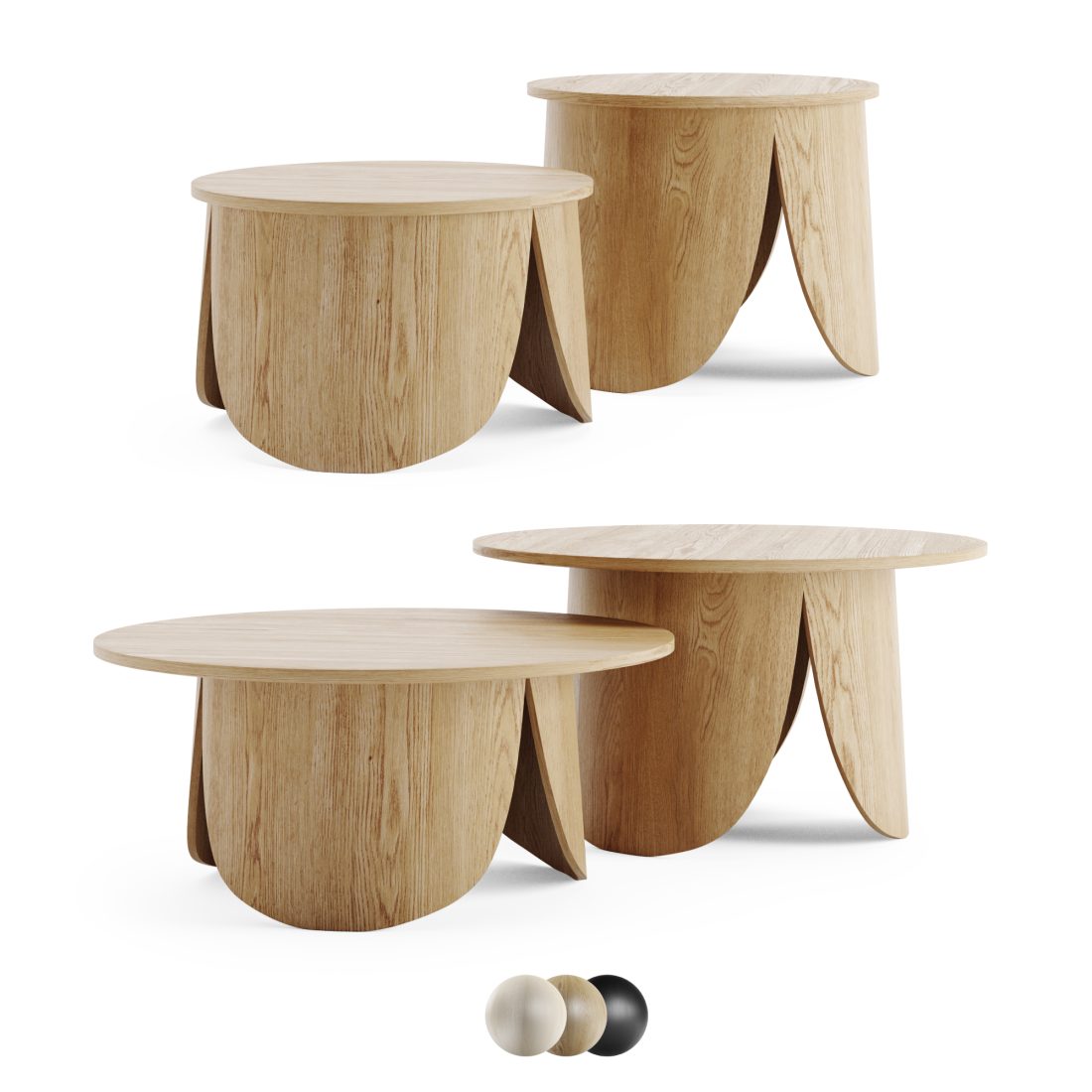 Bolia Coffee Table Peyote 3D Model for VRay, Corona | CGMood