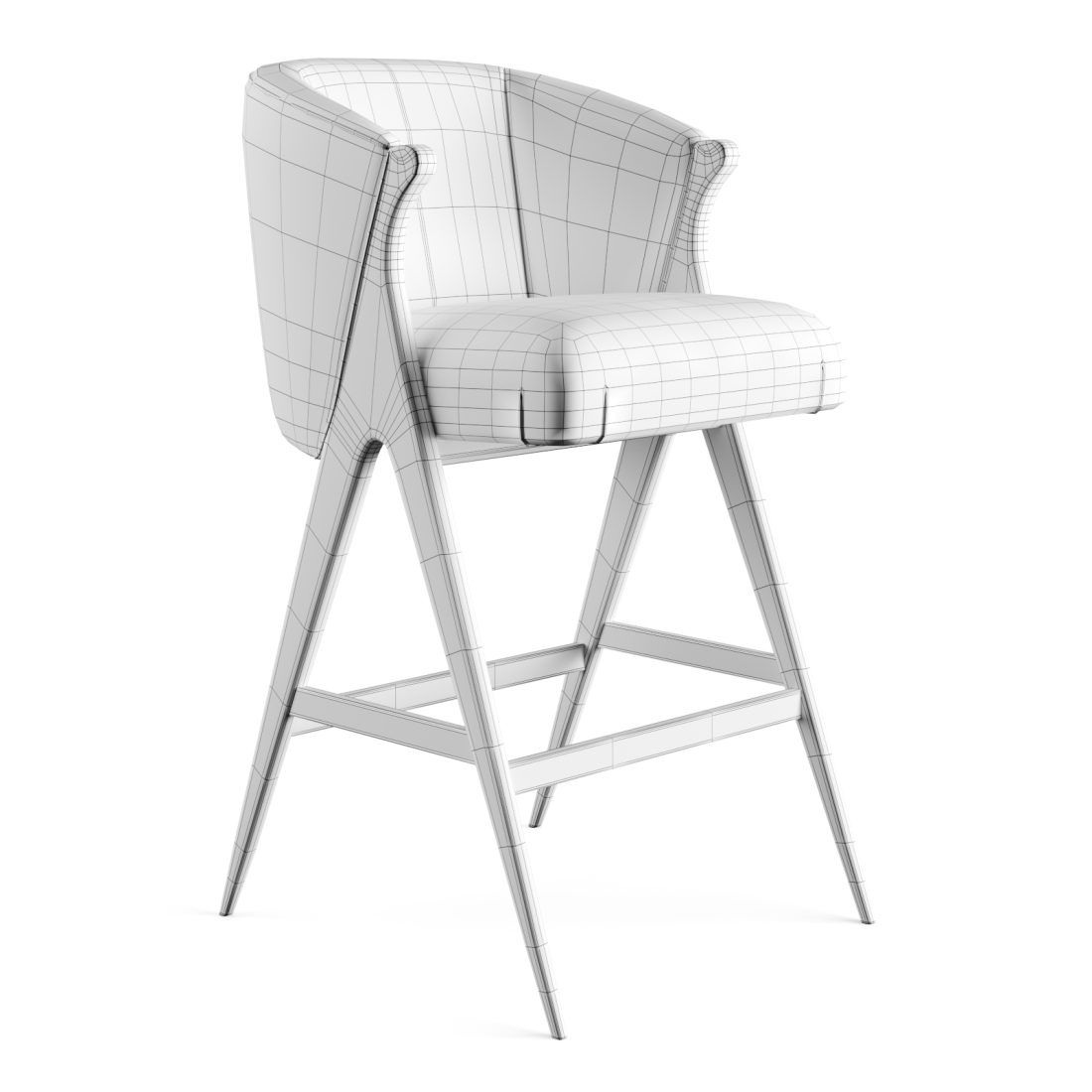 Brillon Stool 3D Model for Corona | CGMood