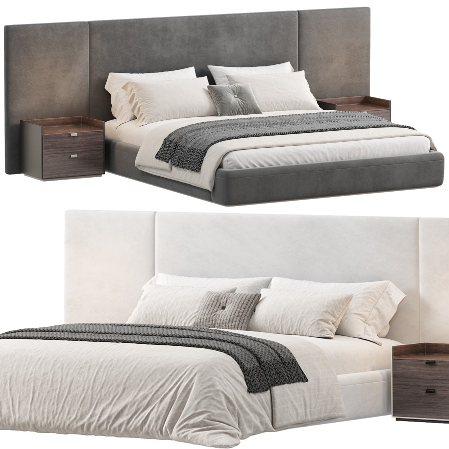 Harris Bed By Thehighwall - 3D Model for Corona