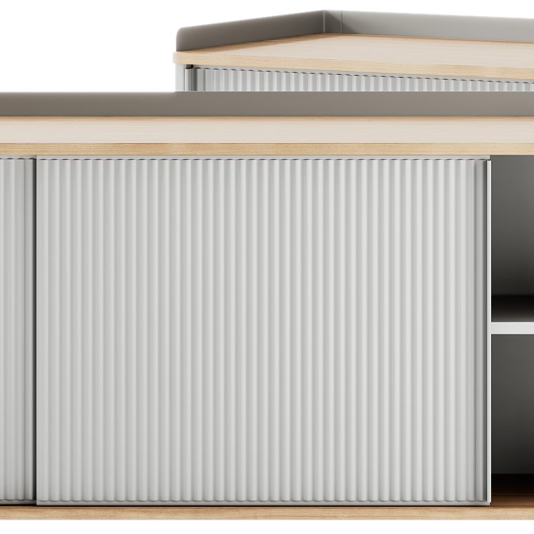Enfold Sideboard Scandinavian Storage By Muuto - 3D Model for Corona