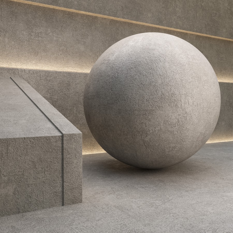 Plaster Material 31 - 3D Model for VRay, Corona
