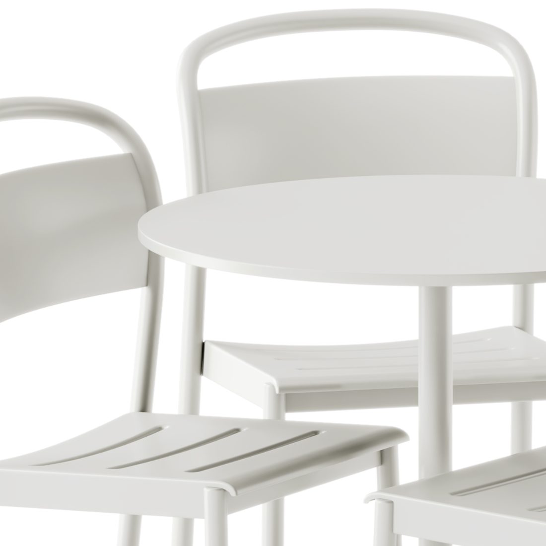 Muuto Still Cafe Table Round 75 And Linear Steel S - 3D Model for Corona
