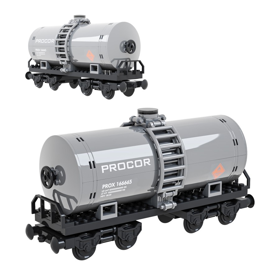 Train Sisterna Lego - 3D Model for Corona