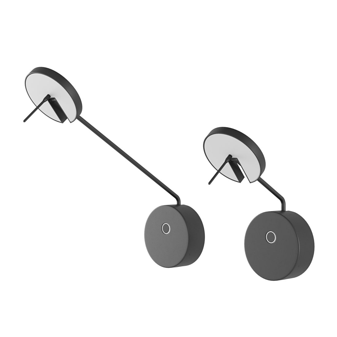 Invisible Wall Lamps Ledsc4 Set 01 - 3D Model for VRay, Corona