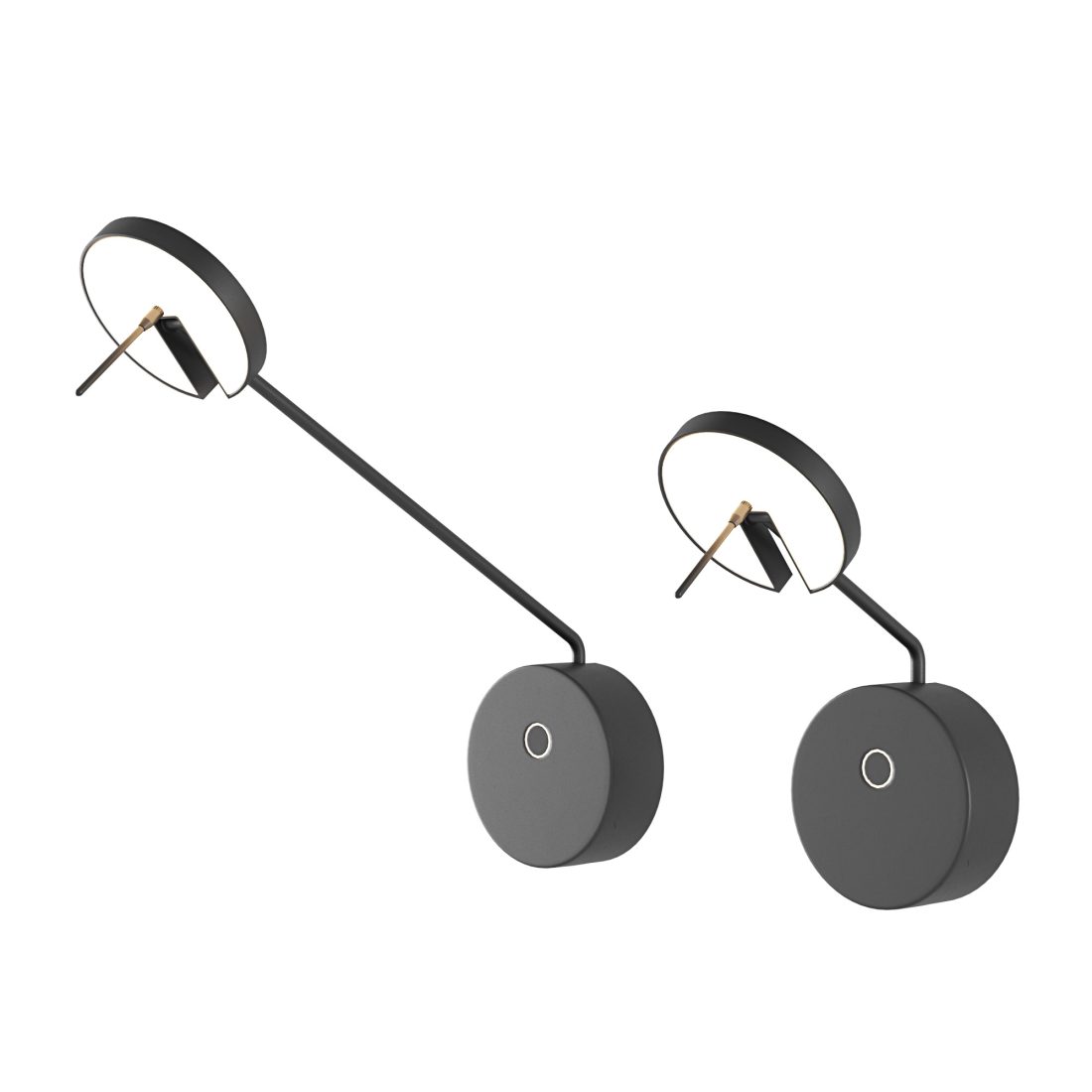 Invisible Wall Lamps Ledsc4 Set 01 - 3D Model for VRay, Corona