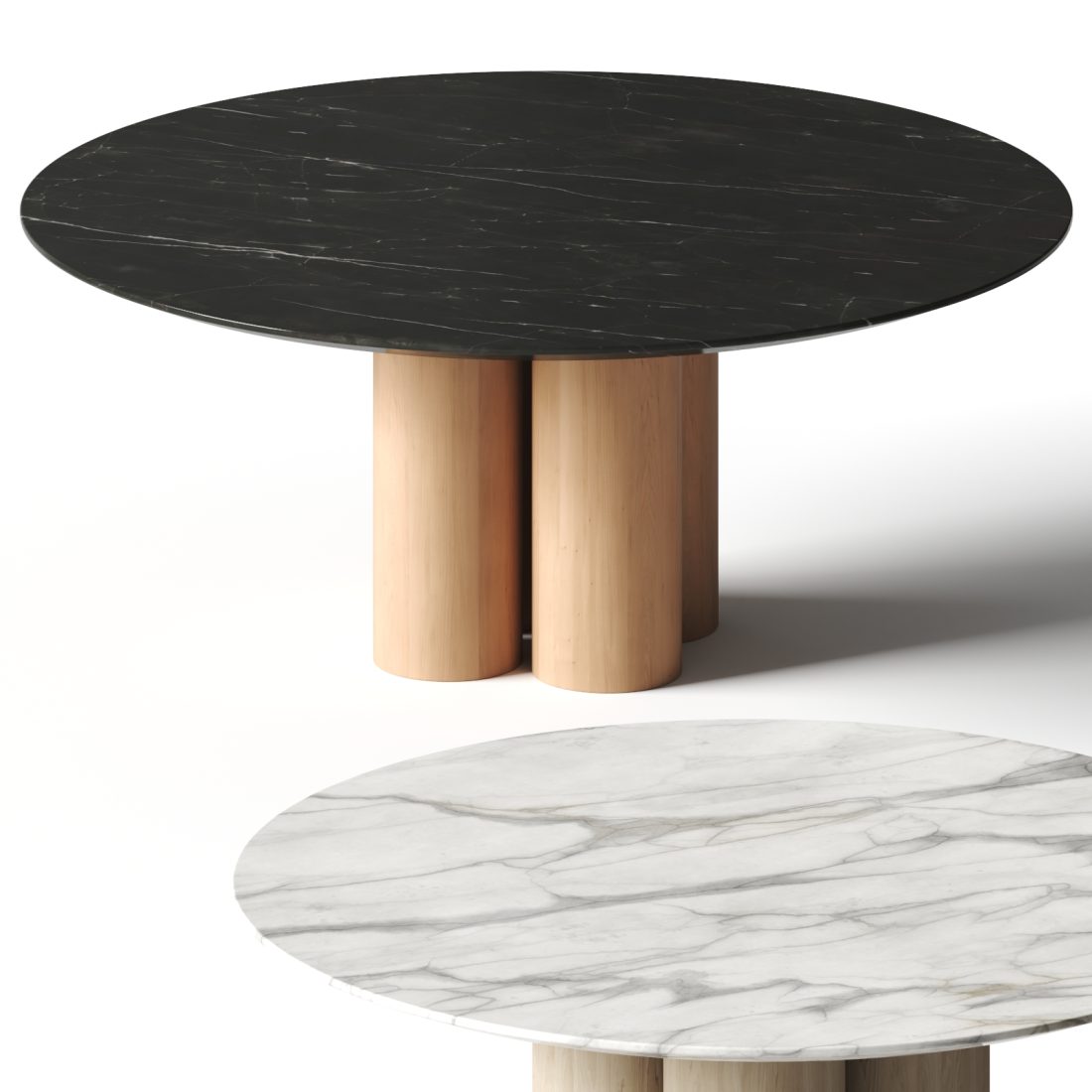 Frigerio - Elly Dining Table - 3D Model for VRay, Corona